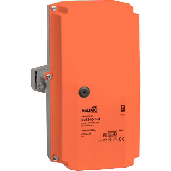 NMX24-MFT-T N4 - Belimo Actuador de Damper, 2-10Vdc, On/Off, Flotante, – SASE Controls